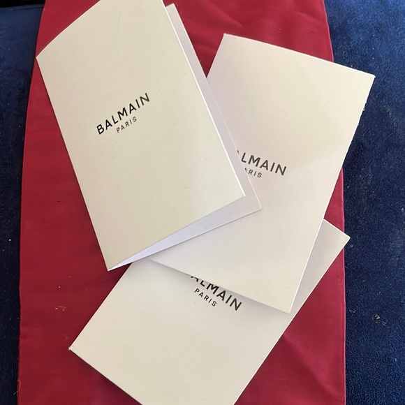 Balmain | Accessories | Authentic Balmain Care Cards | Poshmark